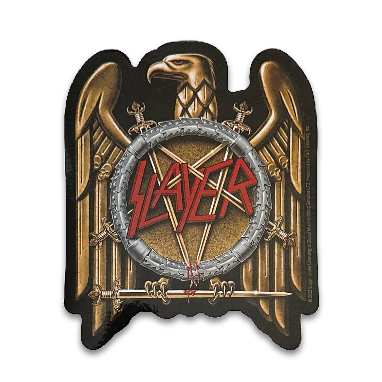 Slayer Golden Eagle Sticker - AngryNate